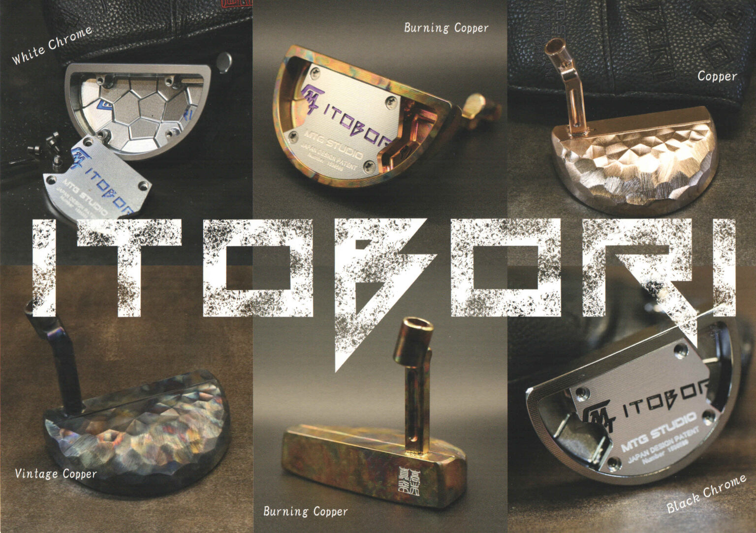 Itobori Half Dome center Chrome Putter - Itobori Golf Shop